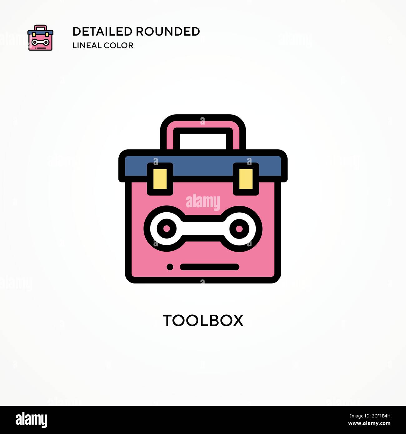 Toolbox vector icon. Modern vector illustration concepts. Easy to edit ...