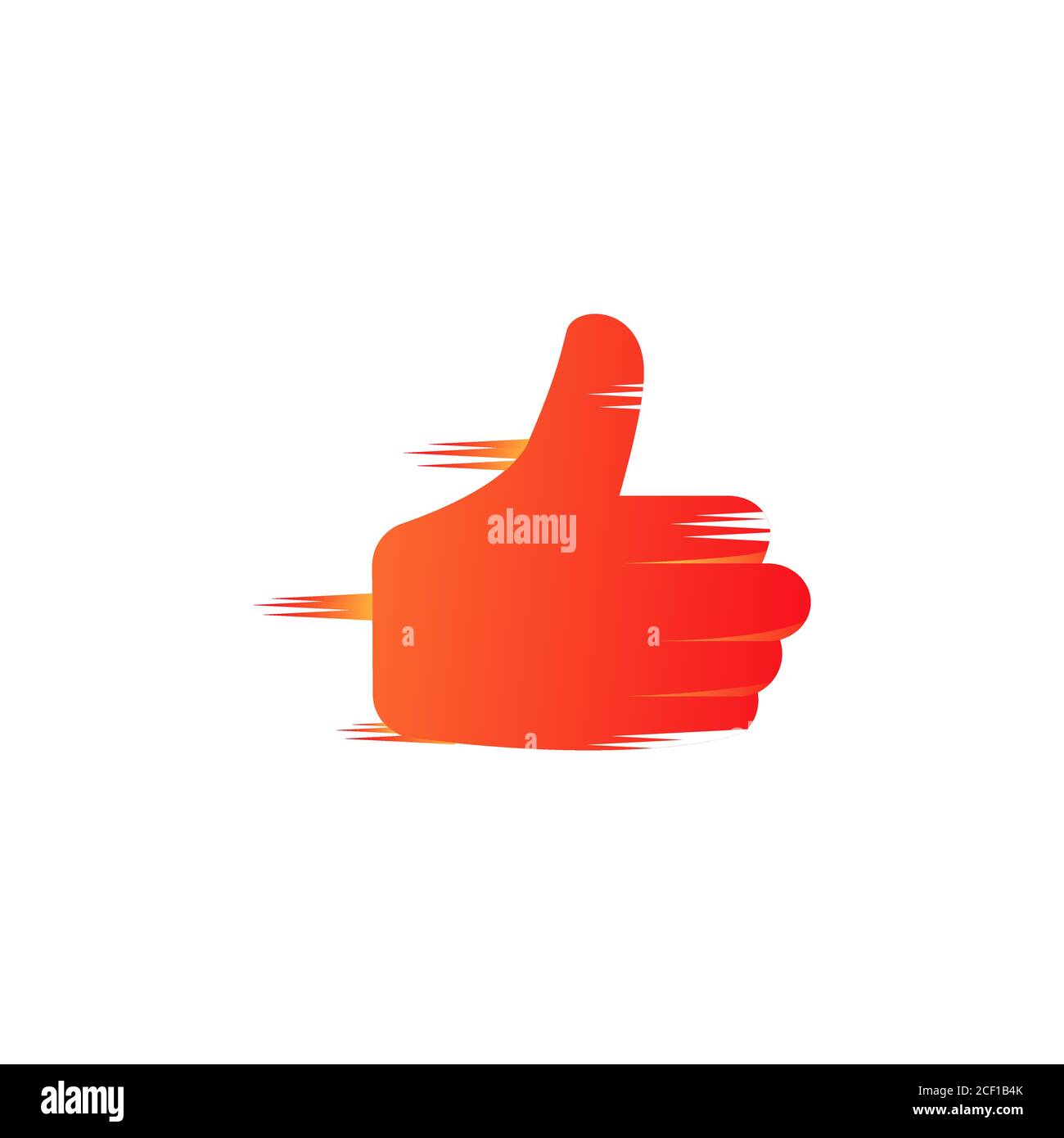 quick thumbs vector design template illustration Stock Vector Image ...