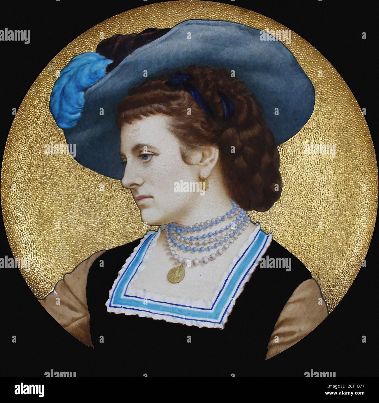 Victorian woman portrait painting hi-res stock photography and images ...