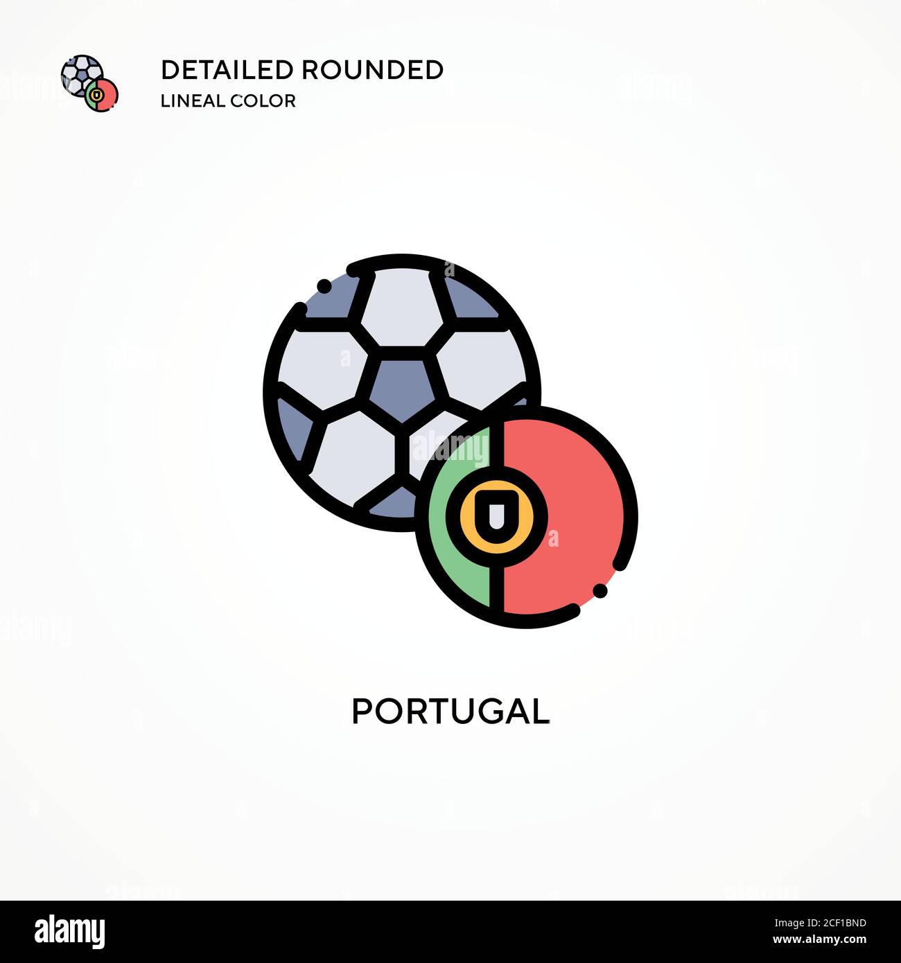 Portugal vector icon. Modern vector illustration concepts. Easy to edit ...
