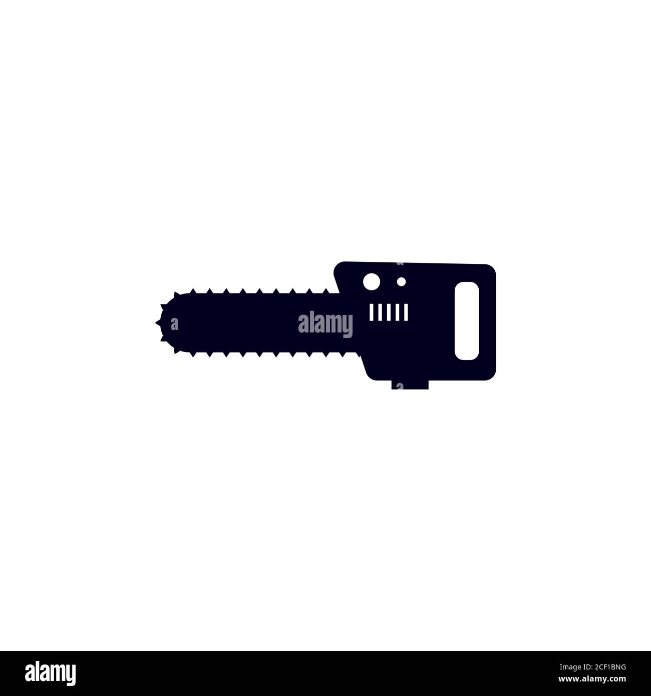 Chainsaw vector design template illustration Stock Vector Image & Art ...