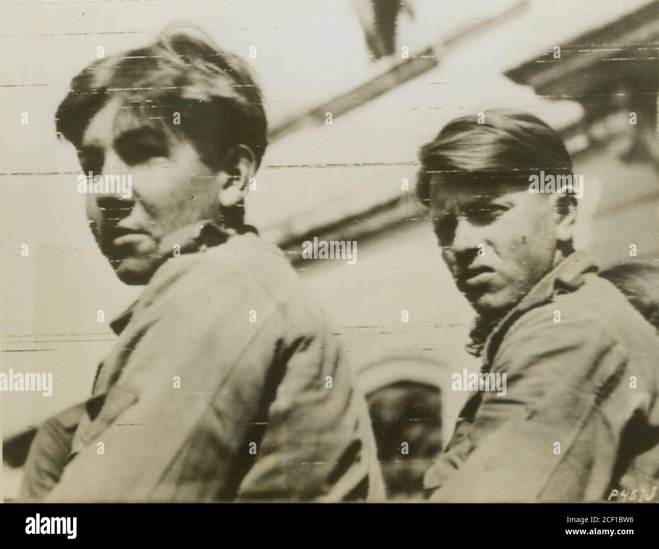 World war ii two 2 german prisoners of war hi-res stock photography and ...
