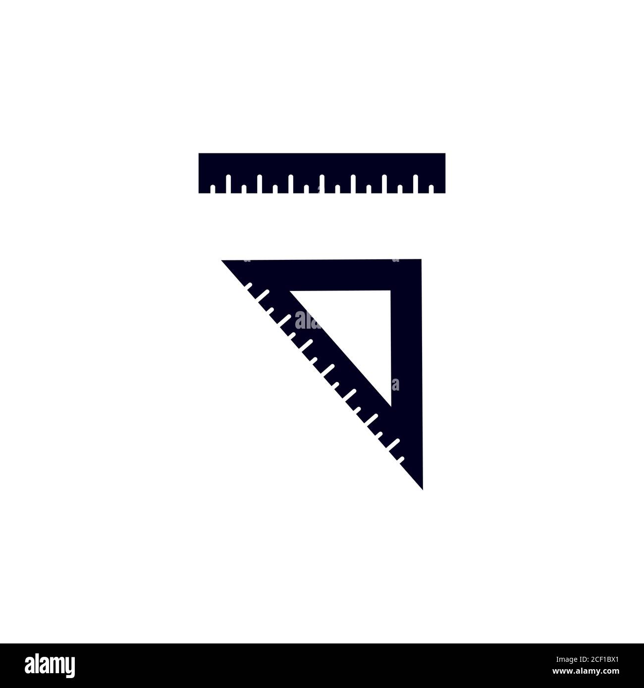 ruler vector design template illustration Stock Vector Image & Art - Alamy