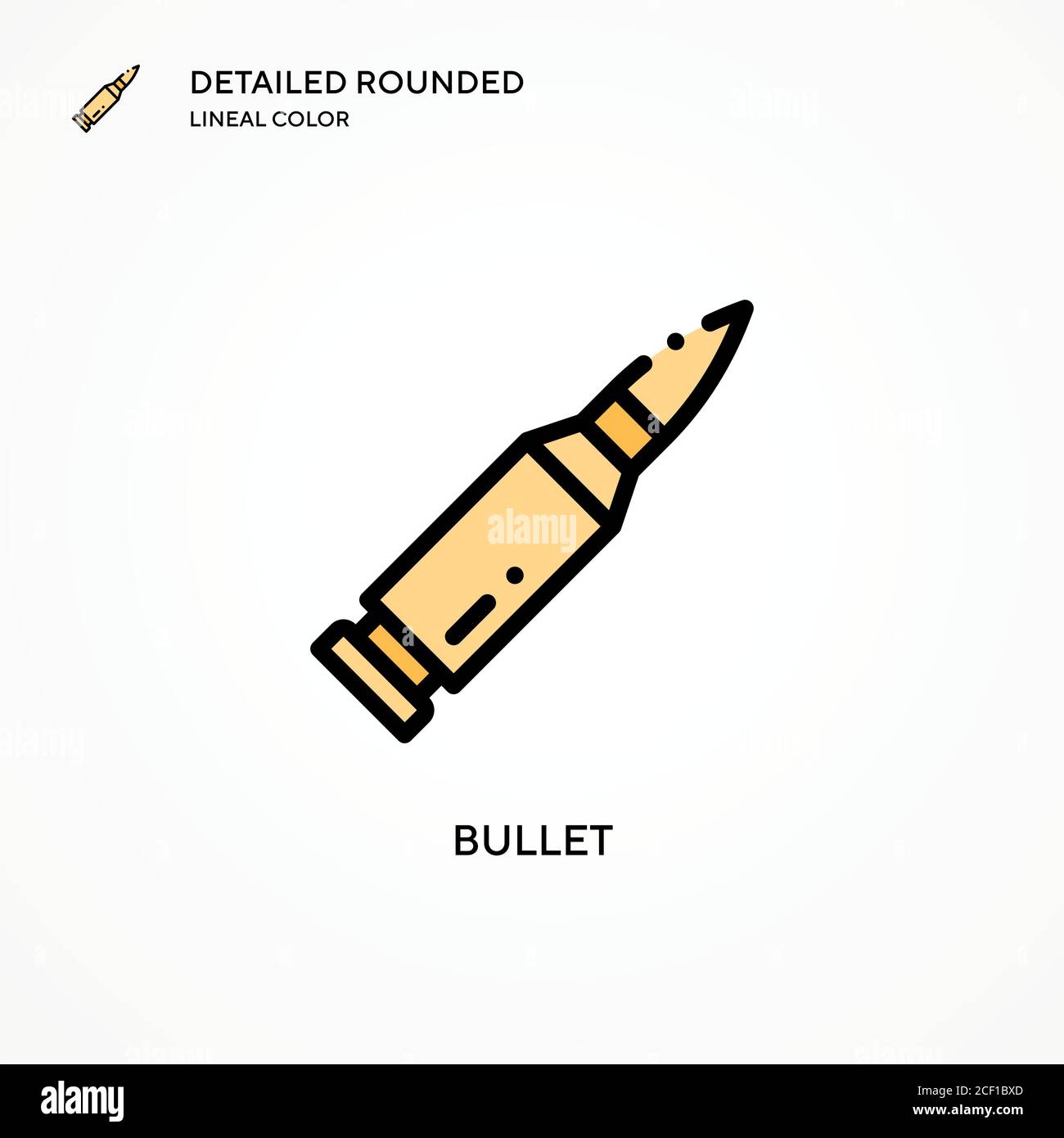 Bullet vector icon. Modern vector illustration concepts. Easy to edit ...