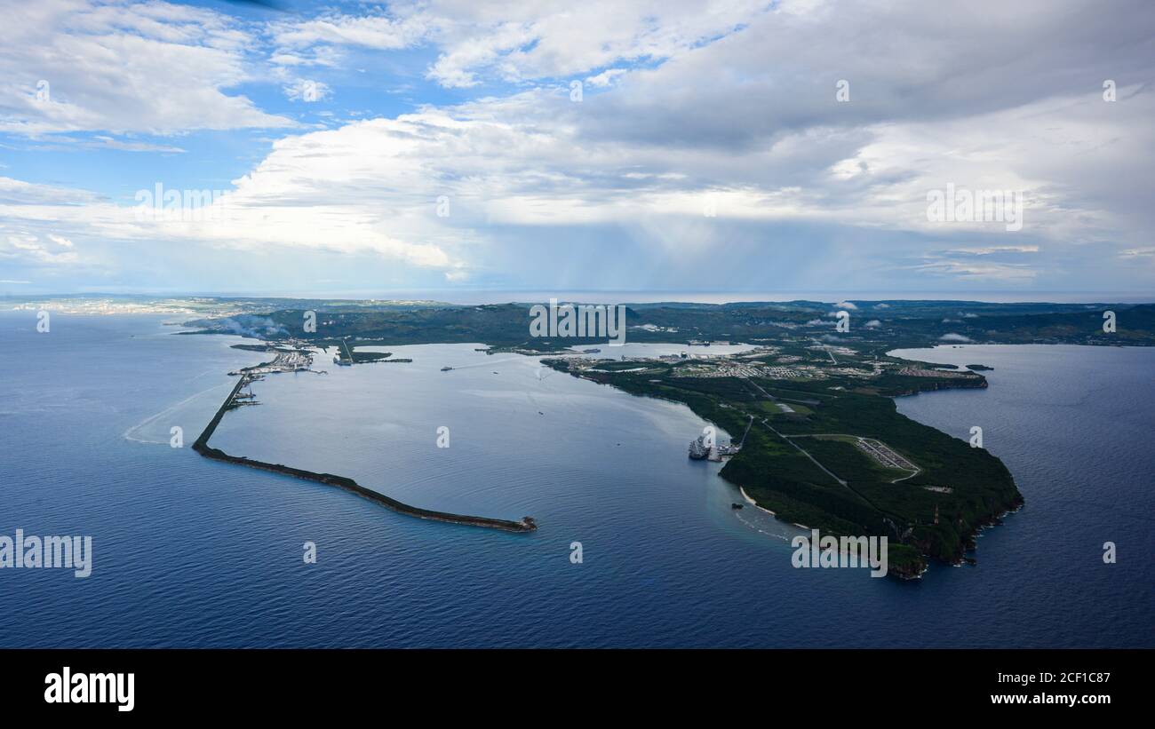APRA HARBOR, Guam (August 24, 2020) An aerial view of U.S. Naval Base ...