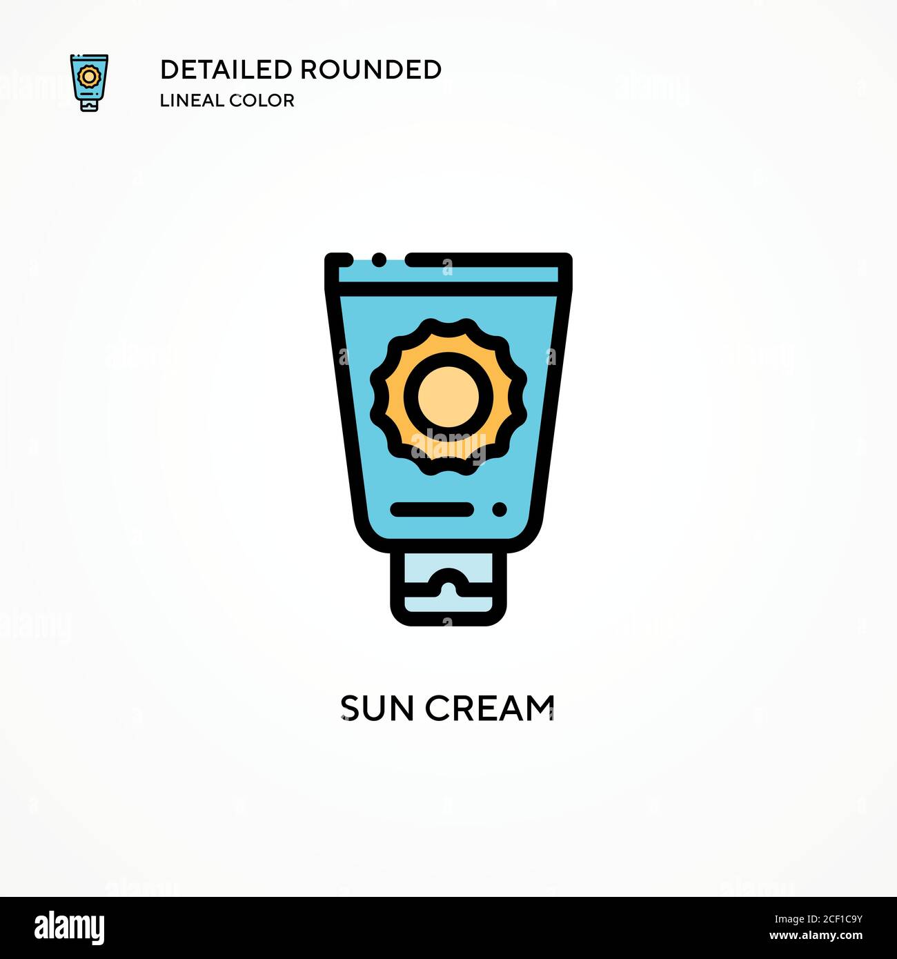 Suncream woman face Stock Vector Images - Alamy