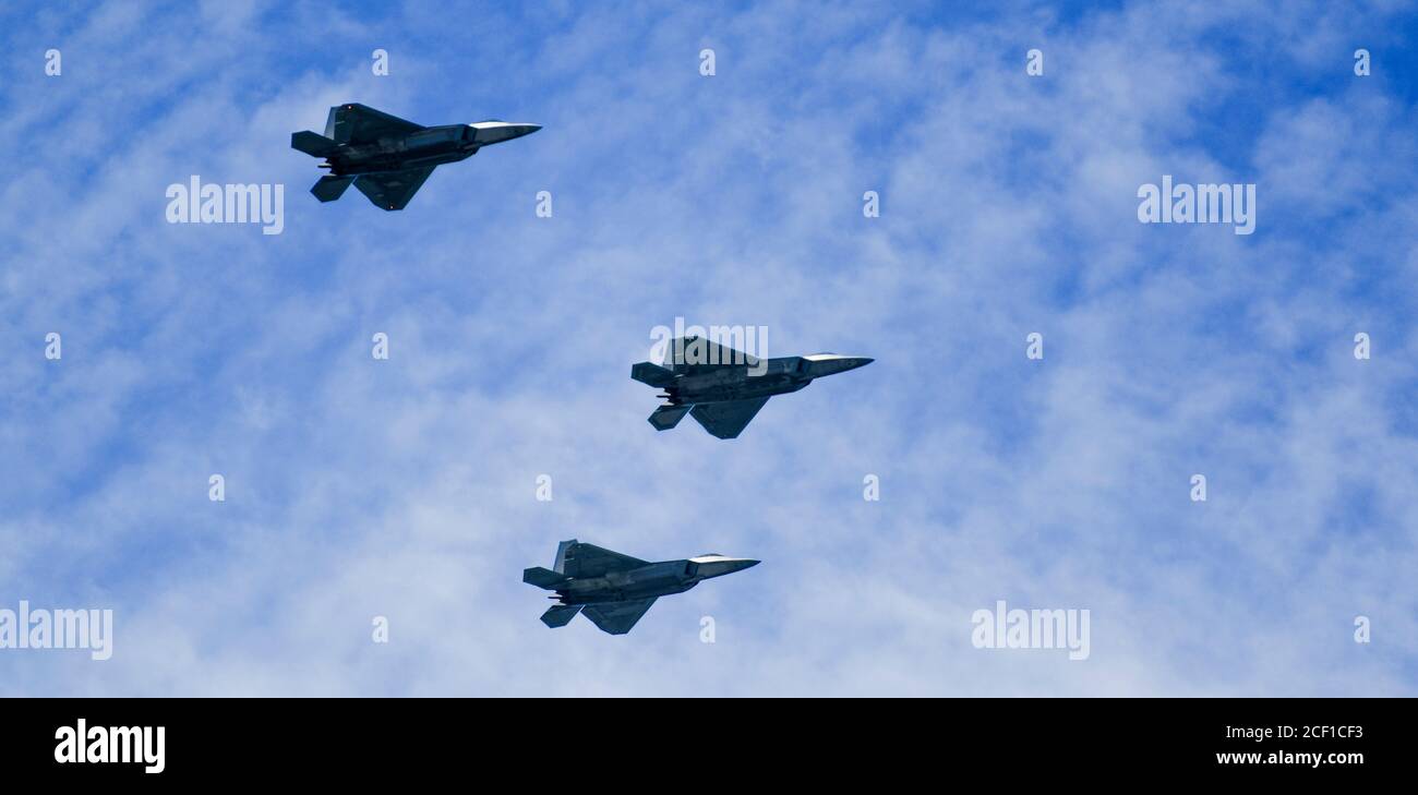 JOINT BASE PEARL HARBOR-HICKAM, Hawaii -- U.S. Air Force F-22 Hawaiian ...