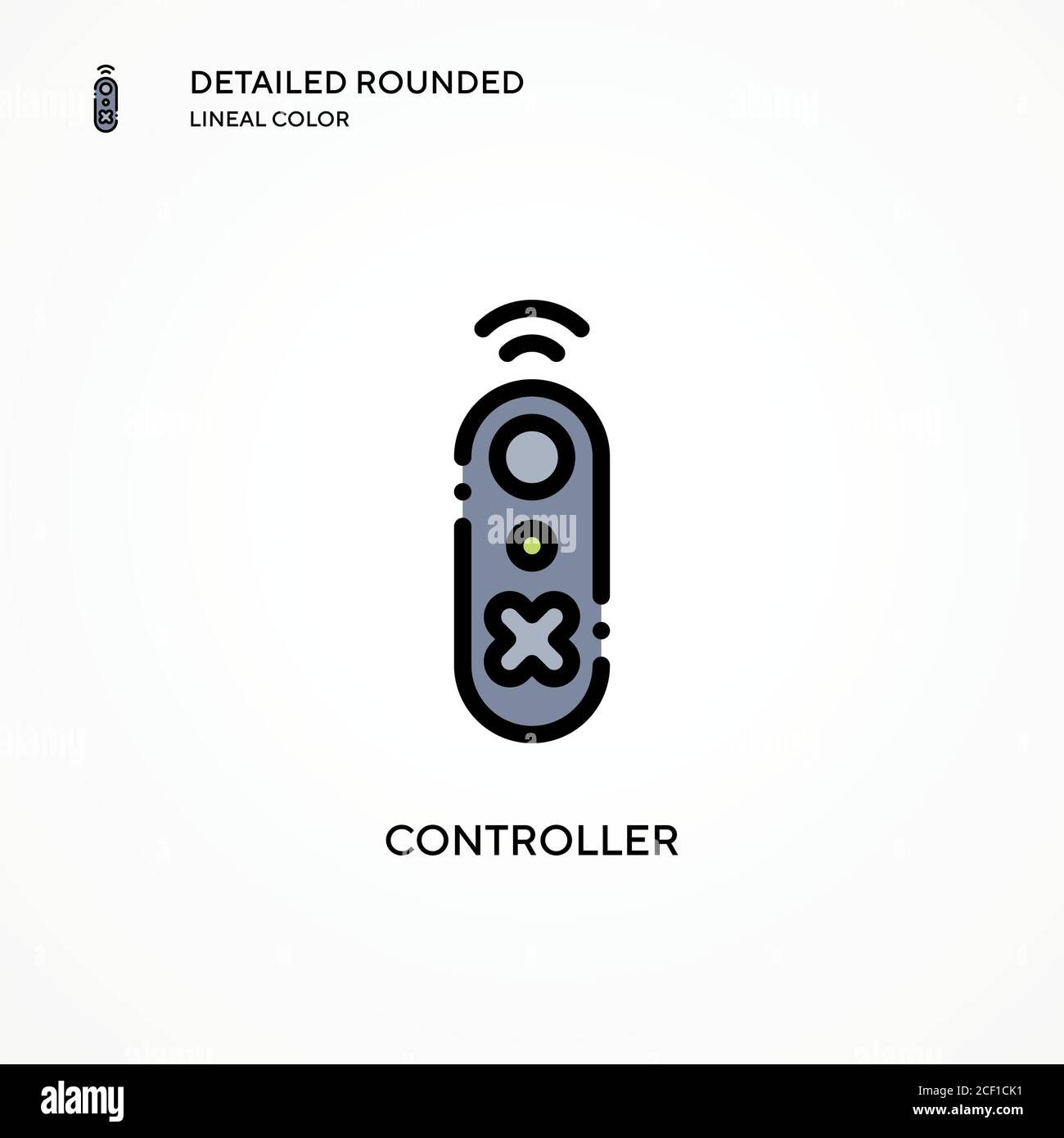 Controller vector icon. Modern vector illustration concepts. Easy to ...