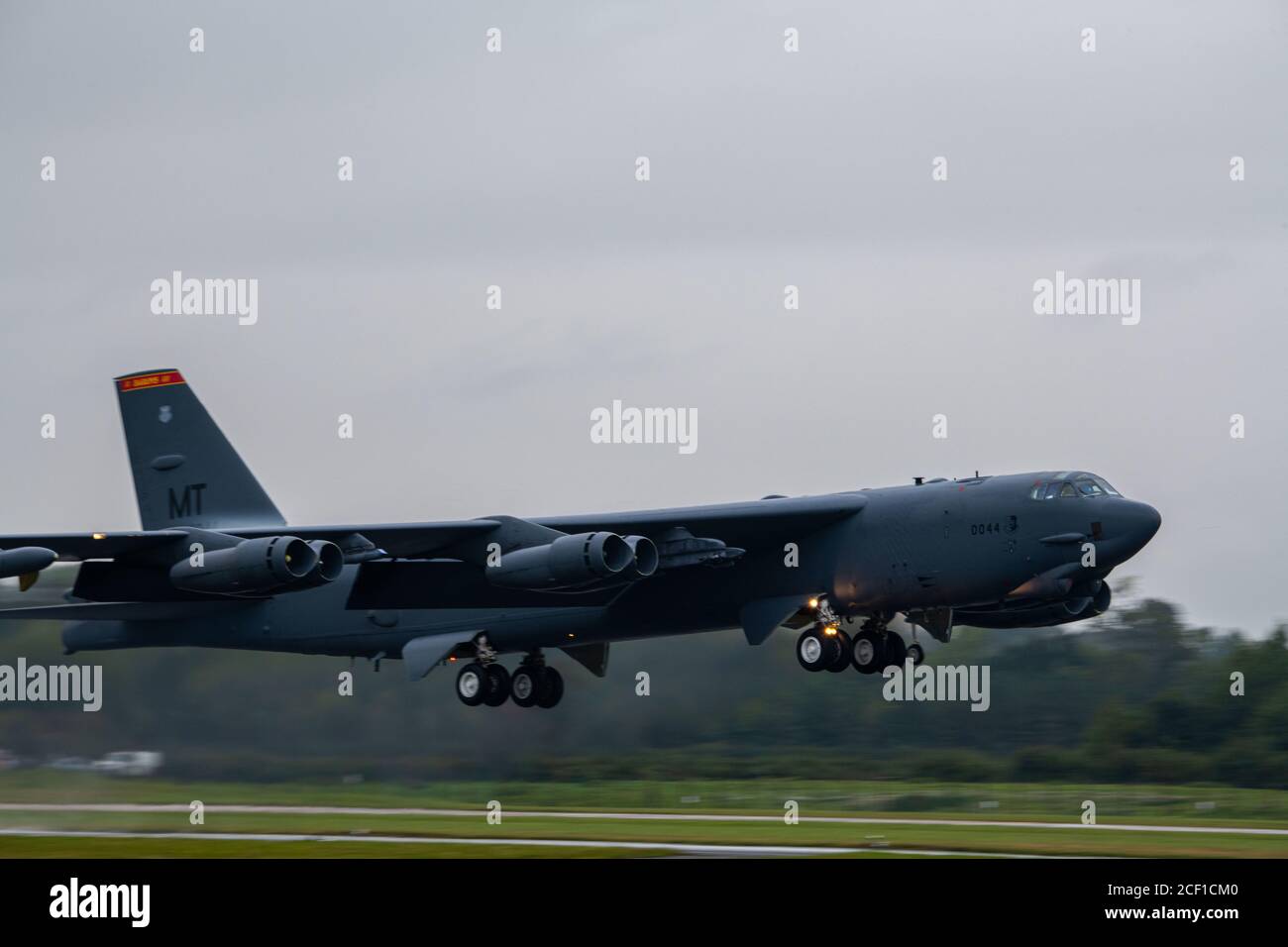 A B-52H Stratofortress assigned to the 23rd Bomb Squadron at Minot Air ...