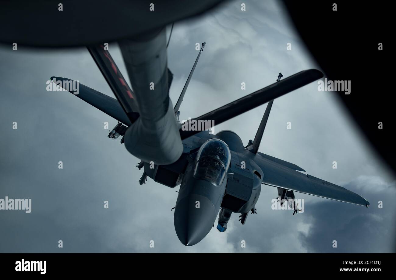 A 428th Fighter Squadron F-15SG multi-role fighter flown by the ...