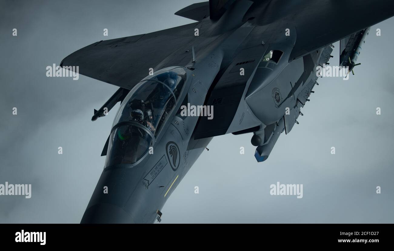 A 428th Fighter Squadron F-15SG multi-role fighter flown by the ...