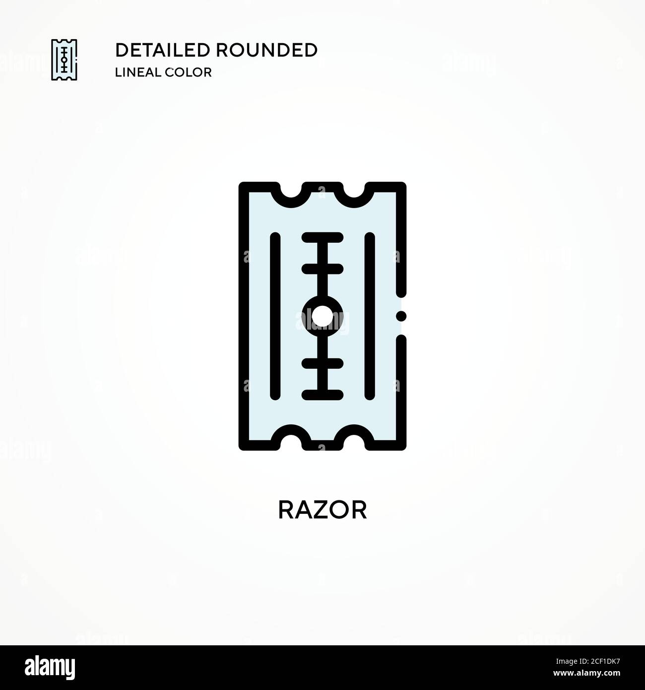 Razor vector icon. Modern vector illustration concepts. Easy to edit ...