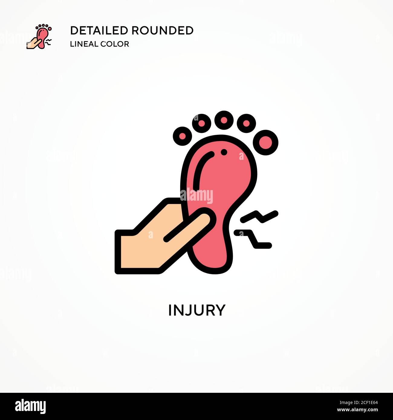 Ankle sprain vector vectors hi-res stock photography and images - Alamy