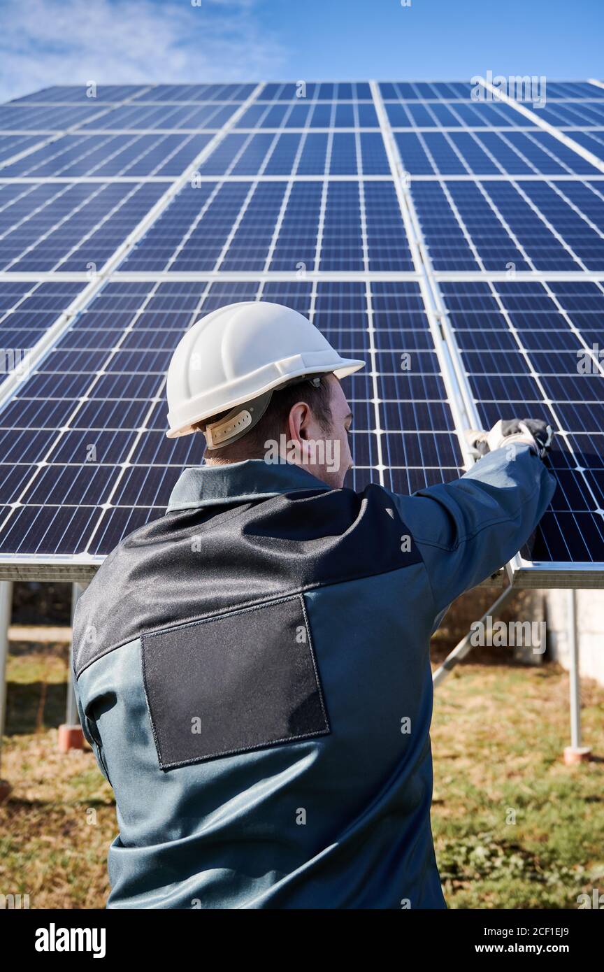 Photovoltaic modules engineer hi-res stock photography and images - Alamy