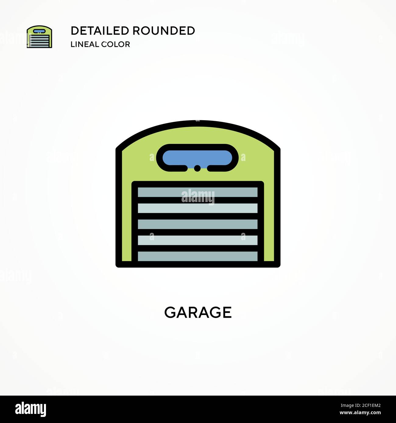 Garage vector icon. Modern vector illustration concepts. Easy to edit ...