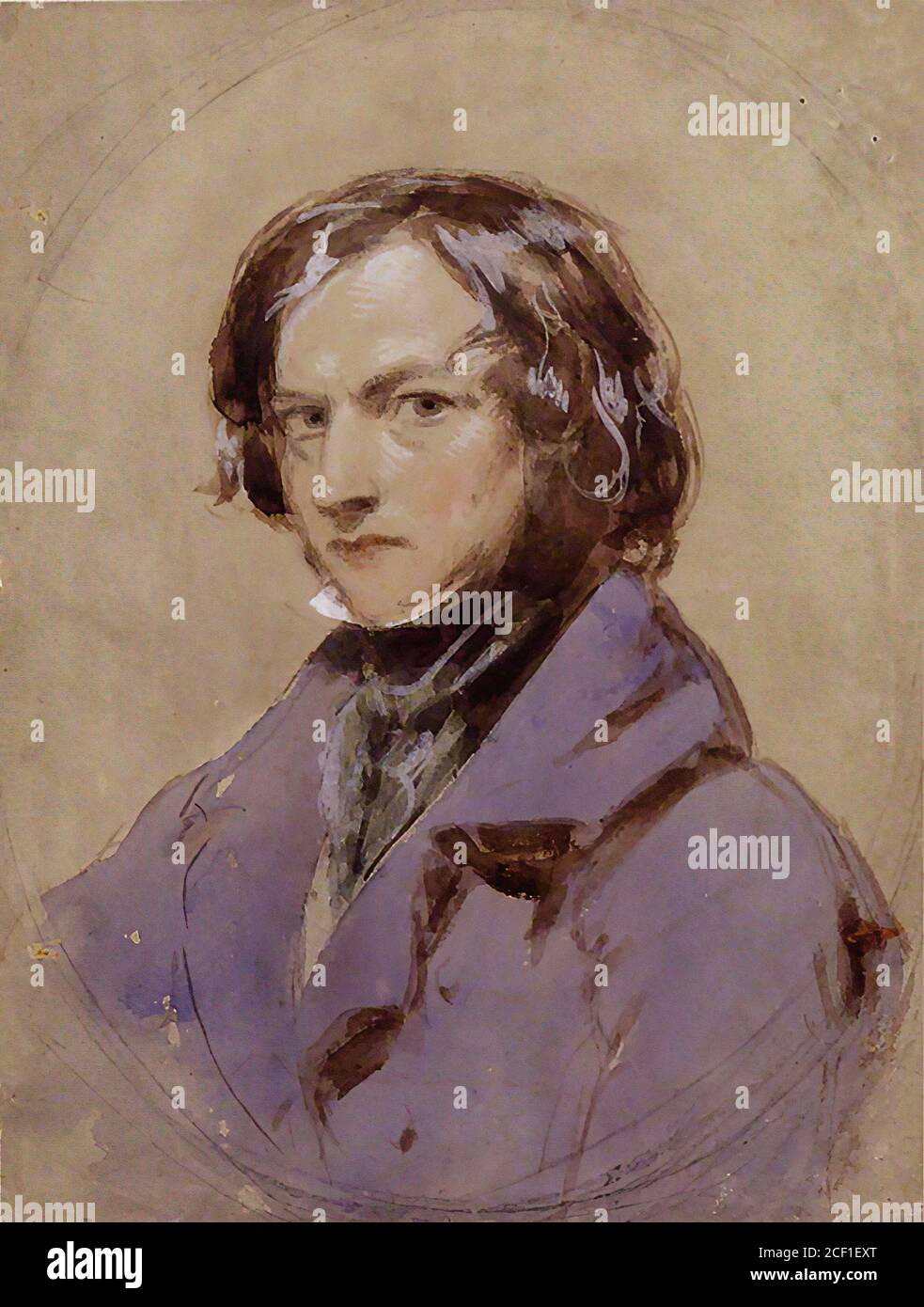 Frost William Edward - Self Portrait - British School - 19th Century ...