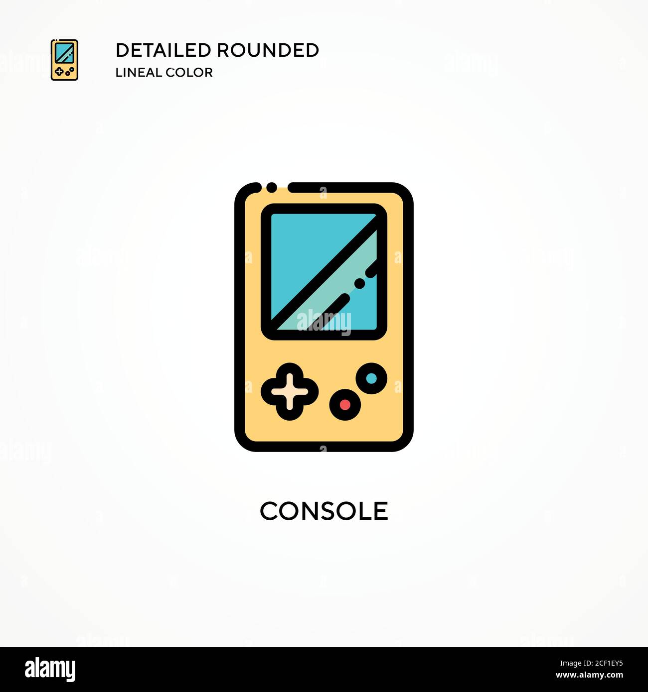 Console vector icon. Modern vector illustration concepts. Easy to edit ...