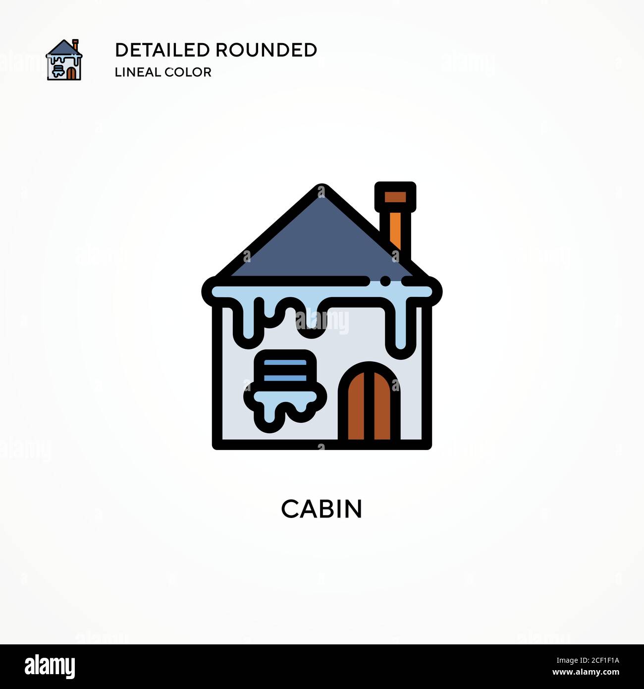 Cabin vector icon. Modern vector illustration concepts. Easy to edit ...