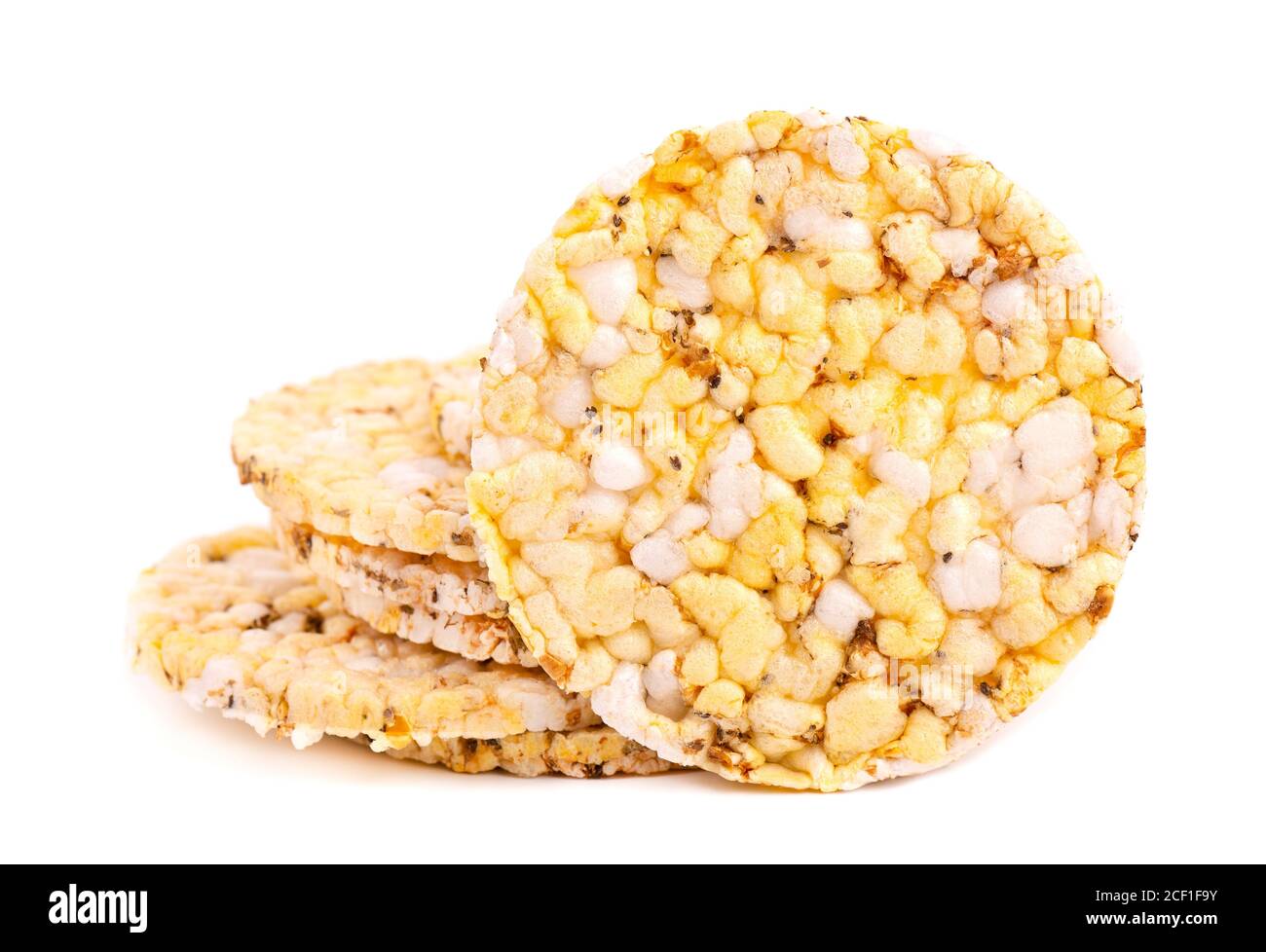 Crispbread with chia seeds and oregano, isolated on white background ...