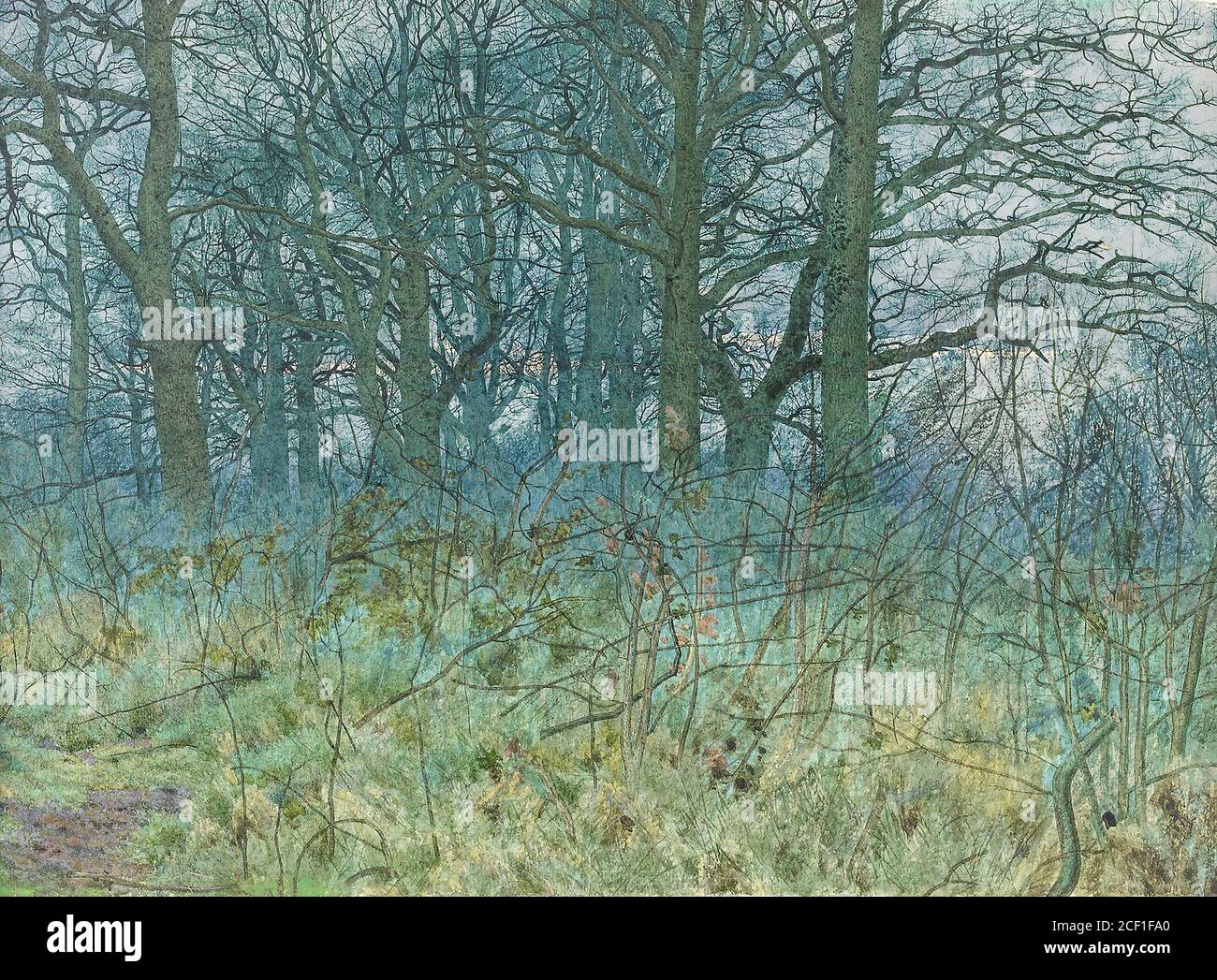 Garden William Fraser - a Forest Clearing - British School - 19th ...