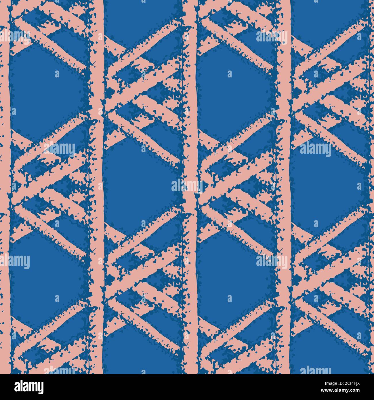 Vector macramee braid weave effect seamless interlace pattern ...