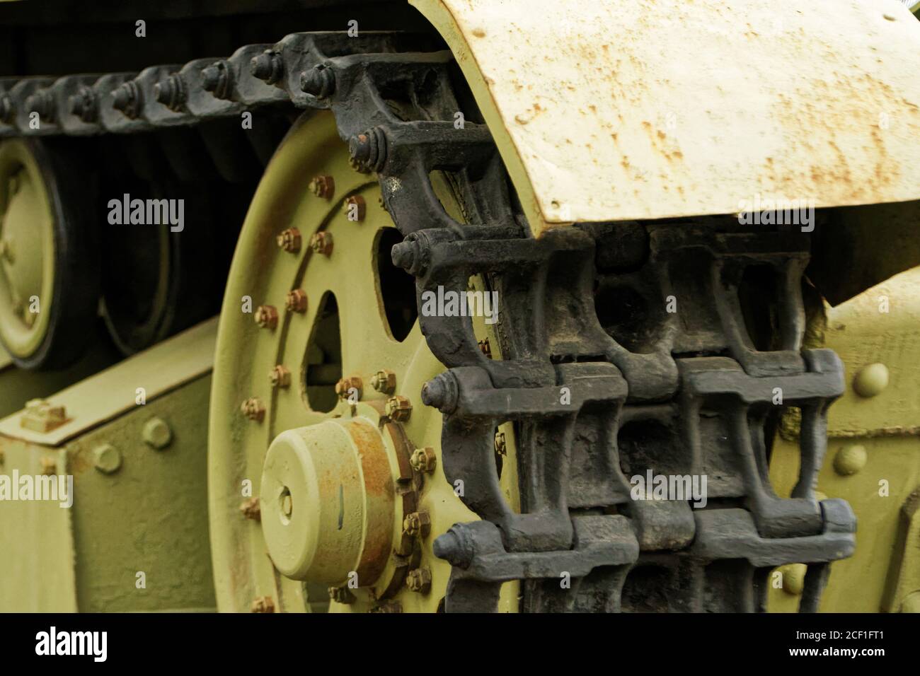 Tank track pictures hi-res stock photography and images - Alamy