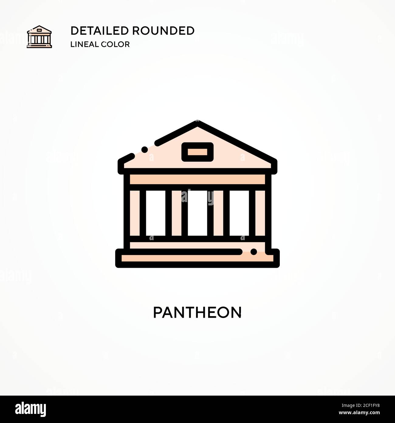Pantheon rome exterior illustration hi-res stock photography and images ...
