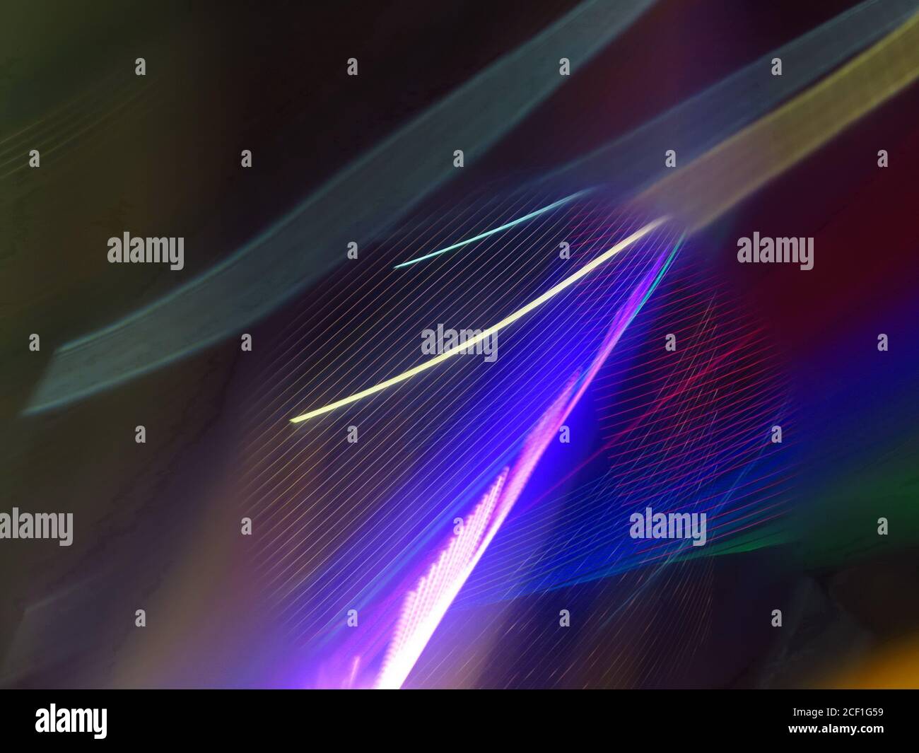 Illustration of light trails as multi-dimensional lighting - perfect ...