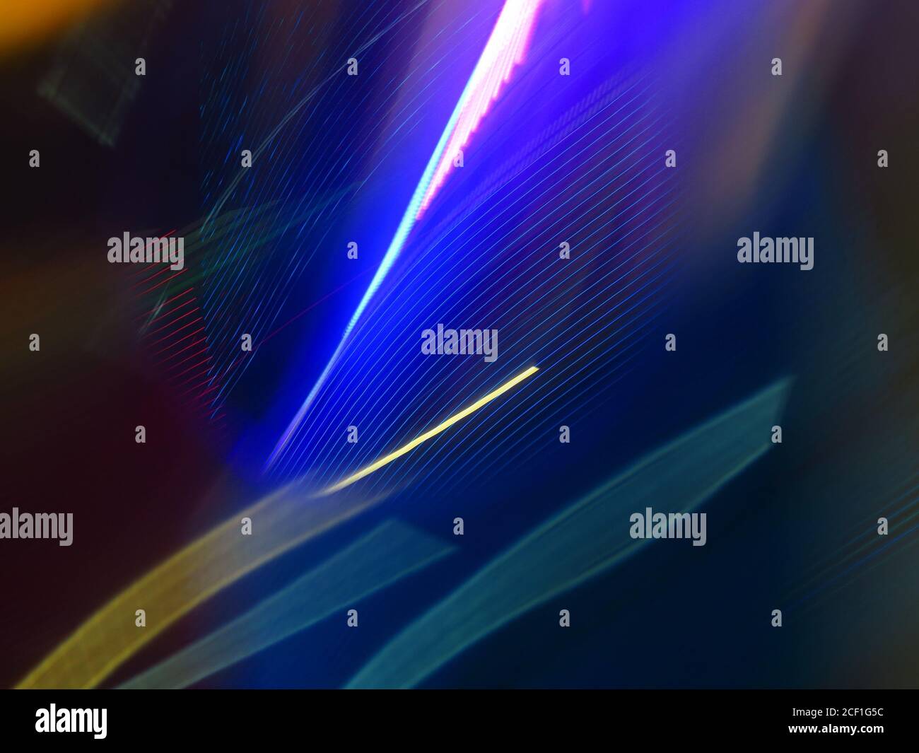 Illustration of light trails as multi-dimensional lighting - perfect ...