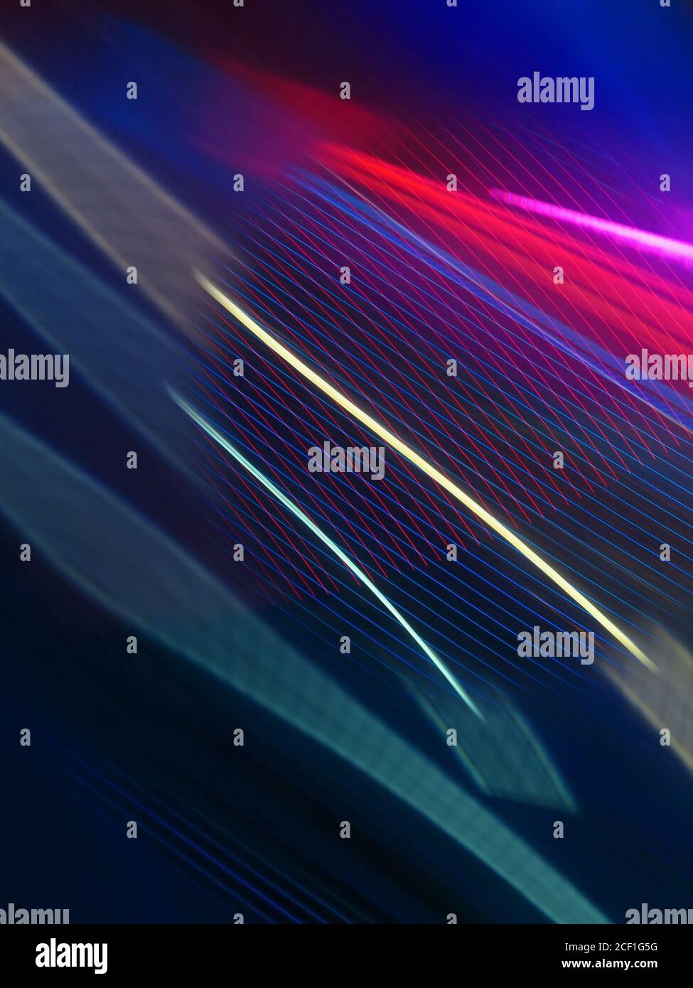 Illustration of light trails as multi-dimensional lighting - perfect ...