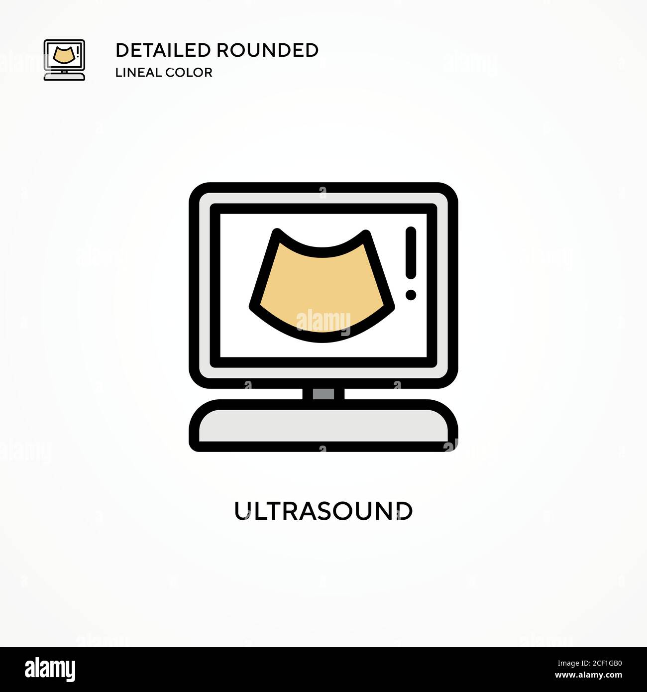 Echography vector vectors hi-res stock photography and images - Alamy