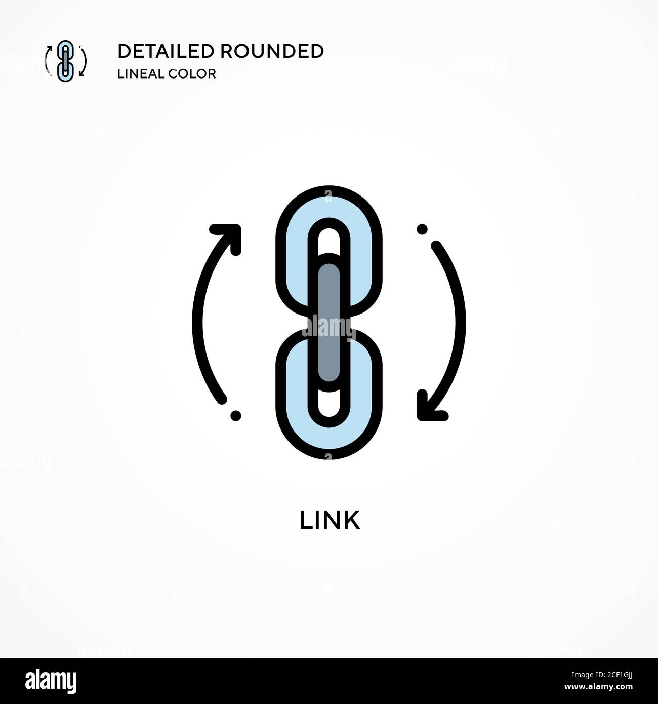 Link vector icon. Modern vector illustration concepts. Easy to edit and ...