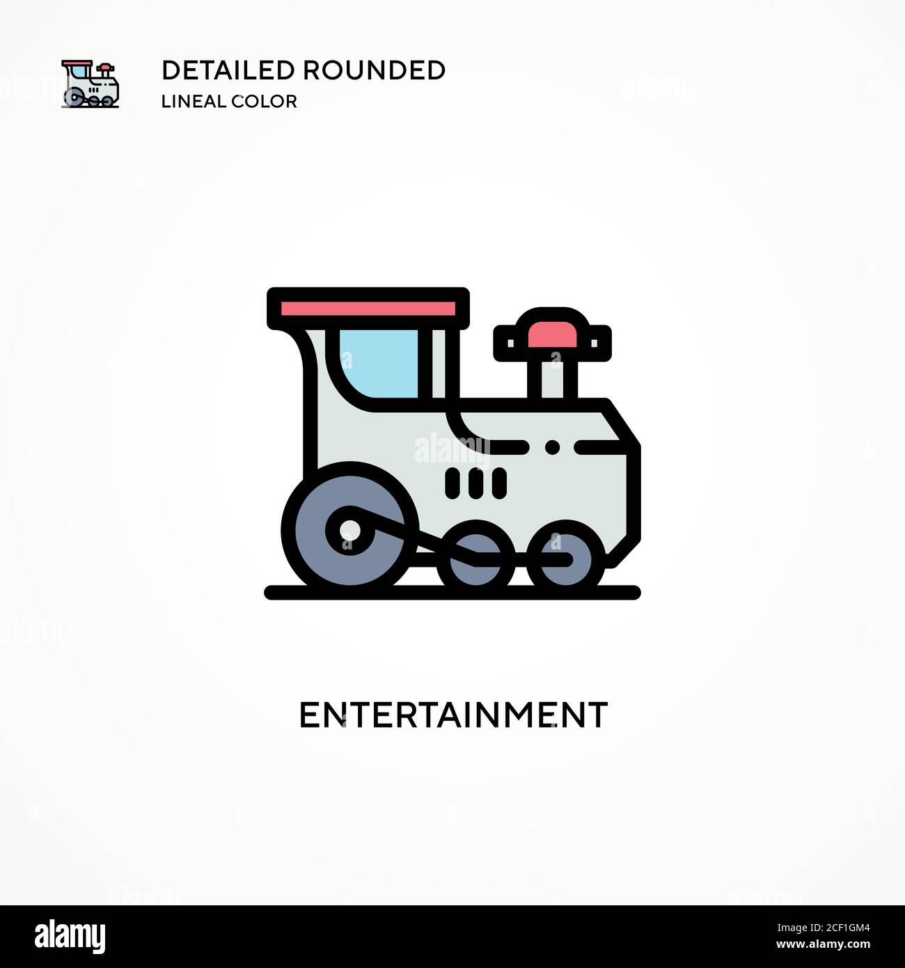 Entertainment vector icon. Modern vector illustration concepts. Easy to ...