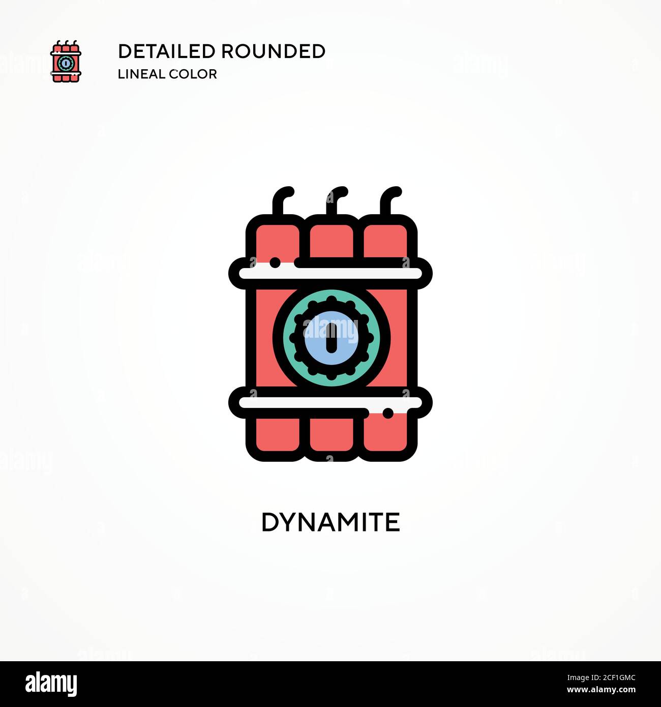 Dynamite vector icon. Modern vector illustration concepts. Easy to edit ...
