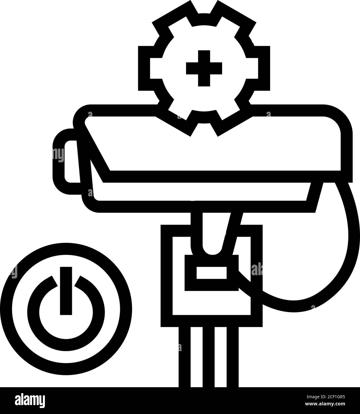 electrical connection line icon vector illustration Stock Vector Image ...