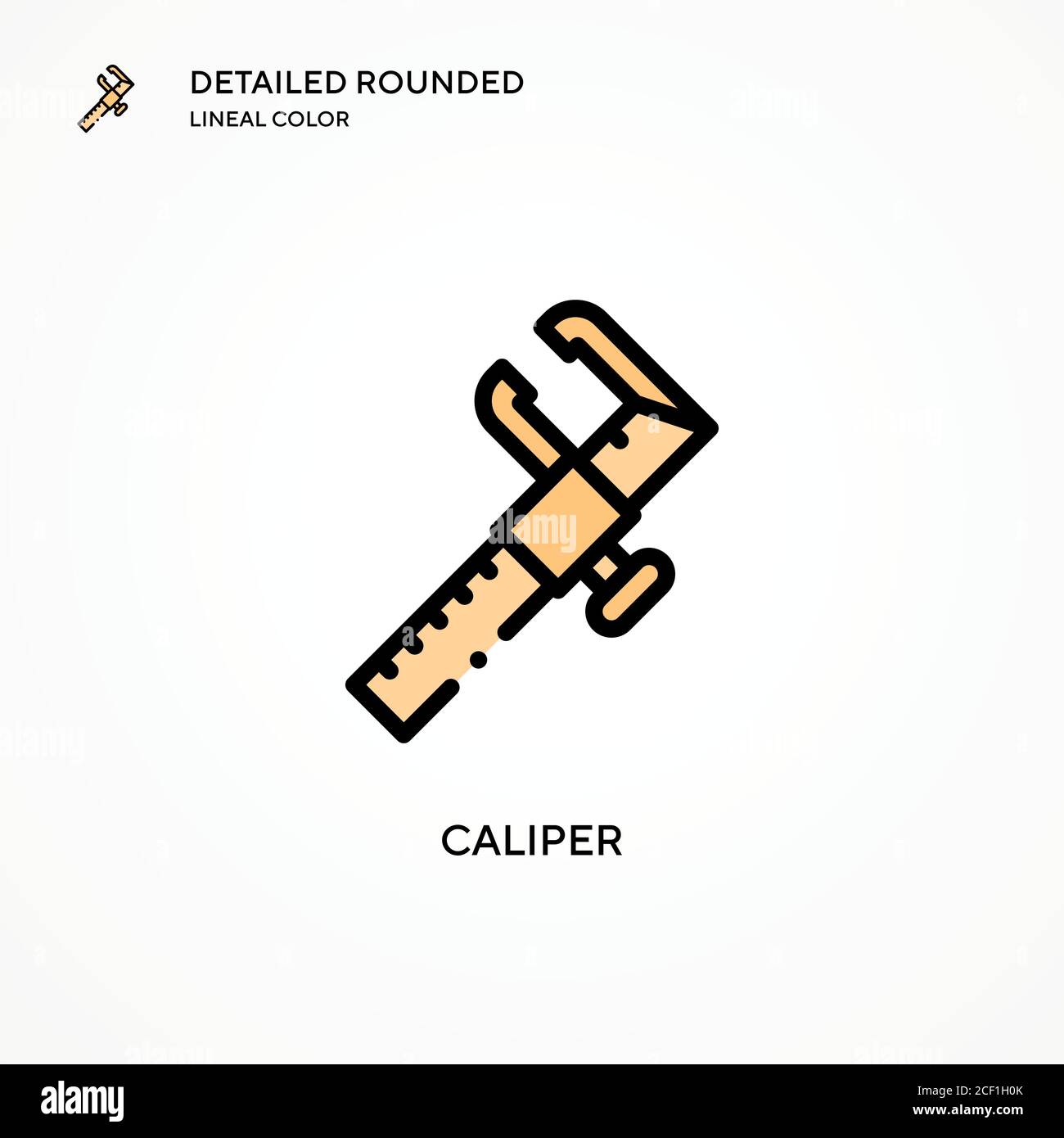 Mechanical vernier caliper Cut Out Stock Images & Pictures - Alamy