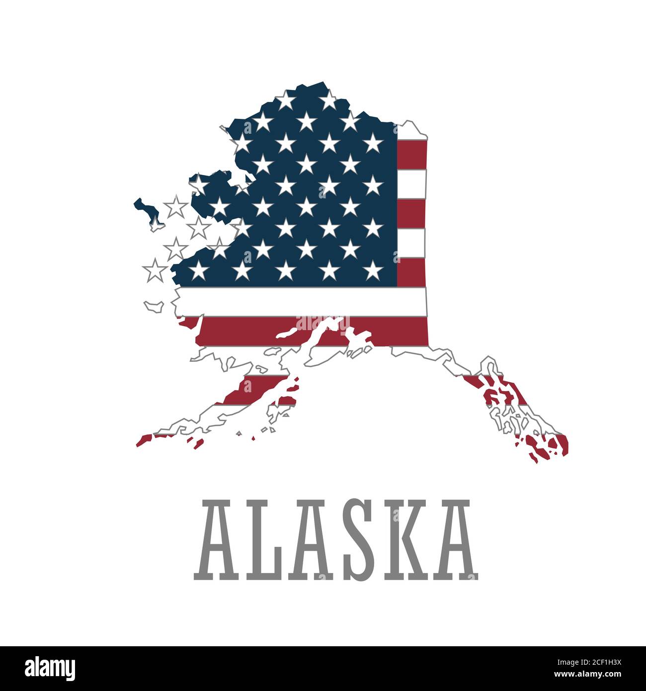 Happy Alaska Day graphic map Stock Vector Image & Art - Alamy