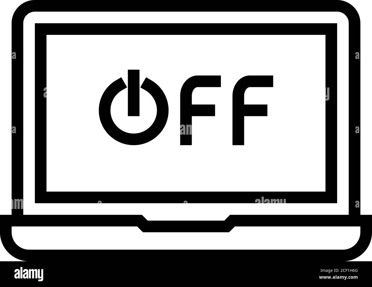 off laptop line icon vector illustration Stock Vector Image & Art - Alamy off laptop line icon vector illustration Stock Vector Image & Art - Alamy