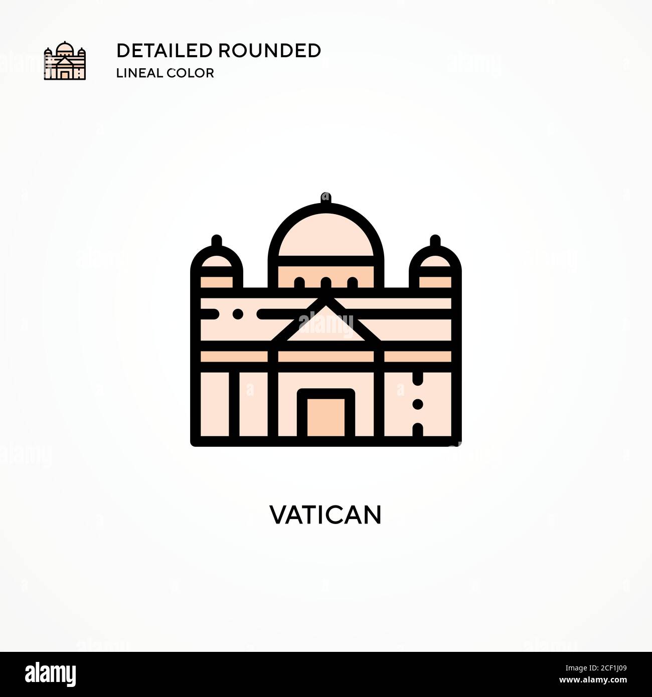 Vatican vector icon. Modern vector illustration concepts. Easy to edit ...