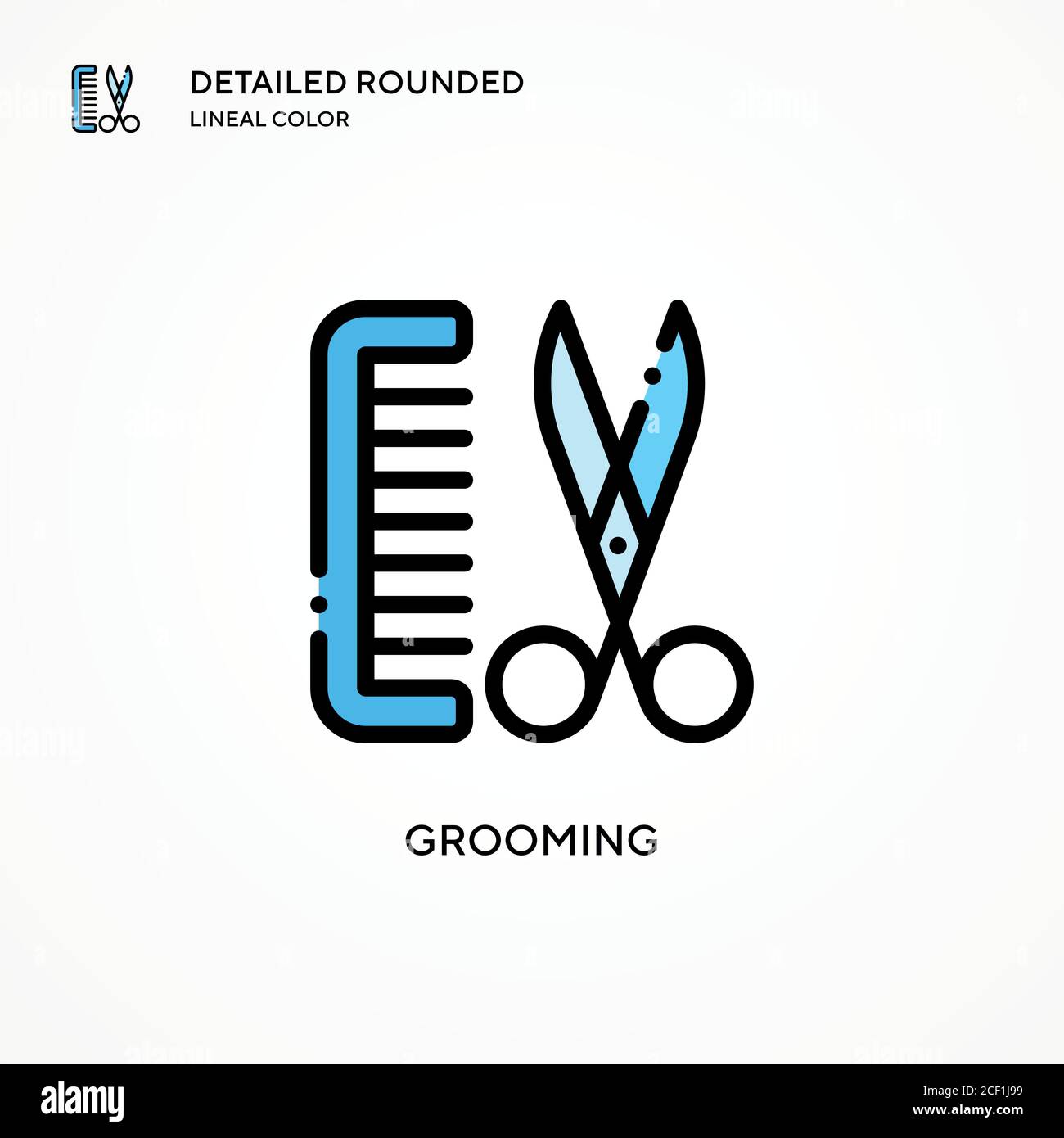 Grooming vector icon. Modern vector illustration concepts. Easy to edit ...