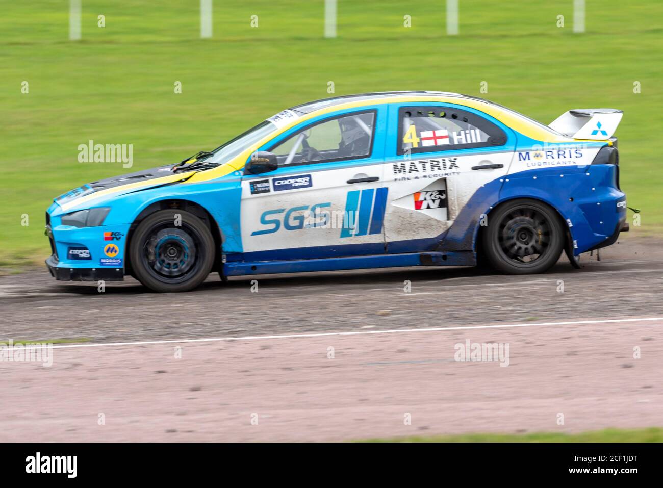 Steve Hill in Mitsubishi Evo 10 racing in the Supercars class at the 5 ...