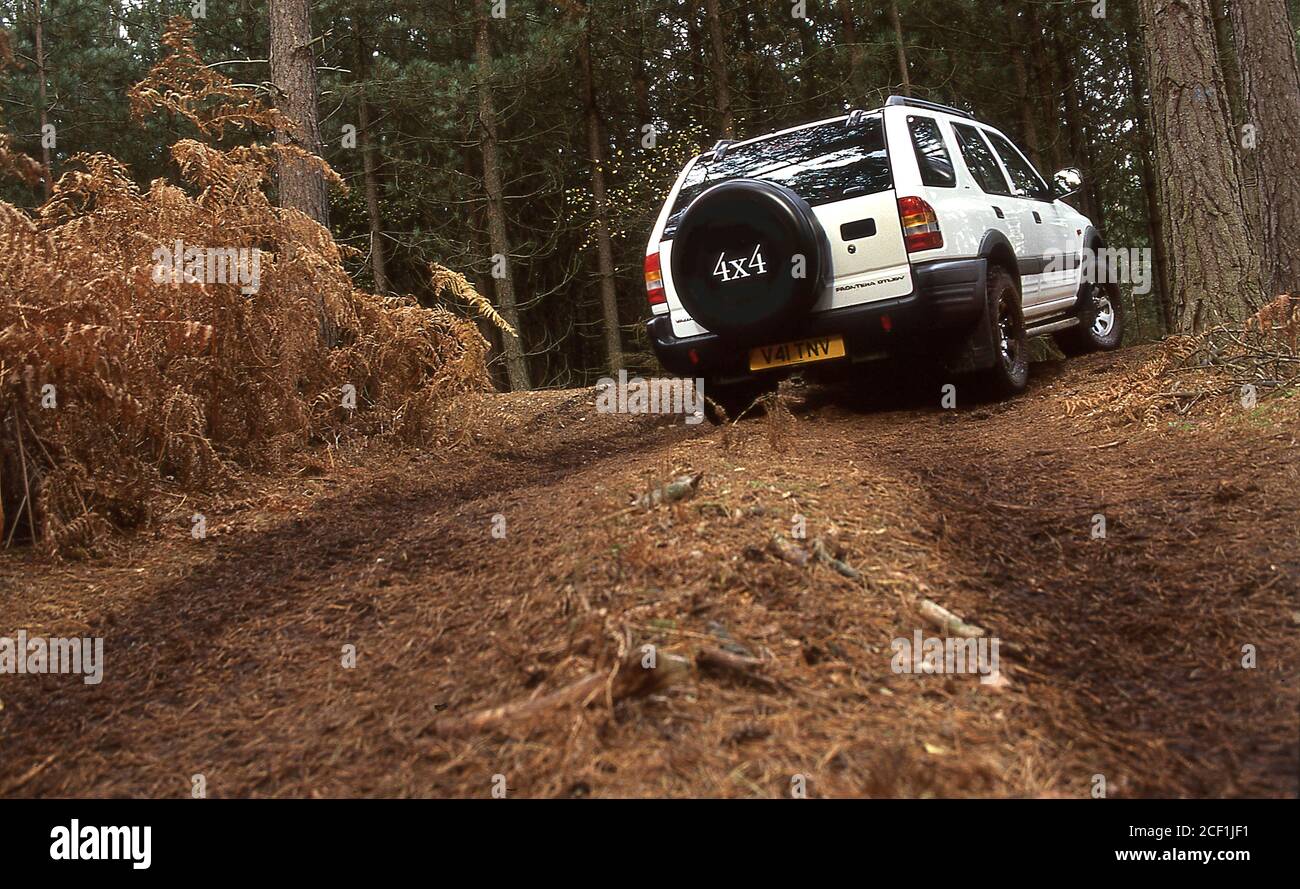 1999 Vauxhall Frontera LWB 4x4 at off road driving school UK Stock ...