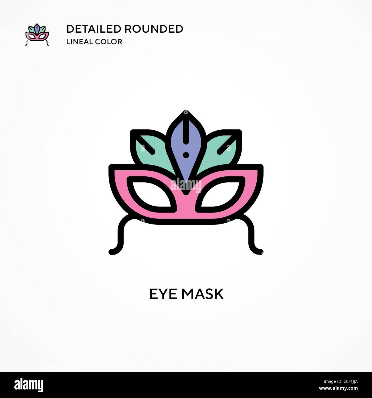 Eye mask vector icon. Modern vector illustration concepts. Easy to edit ...