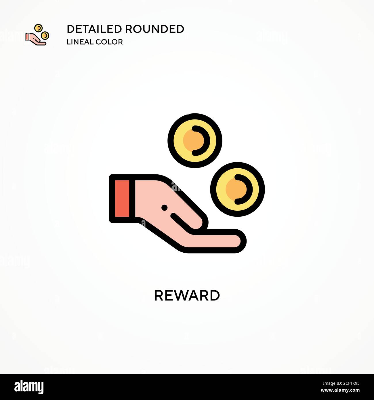 Reward vector icon. Modern vector illustration concepts. Easy to edit ...