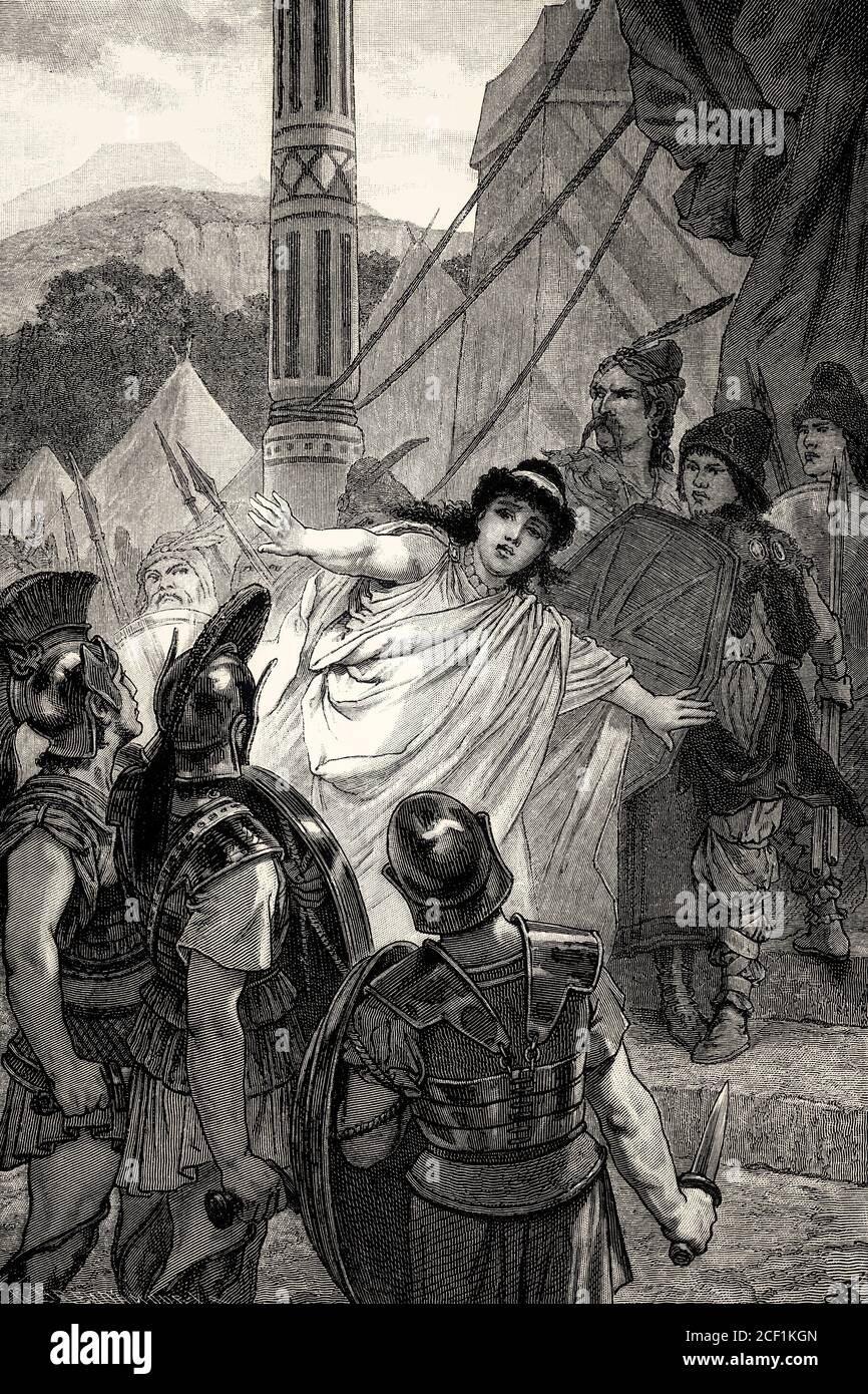 ACT V, SCENE VI., Iphigenia between the Greeks and Scythians, scene ...
