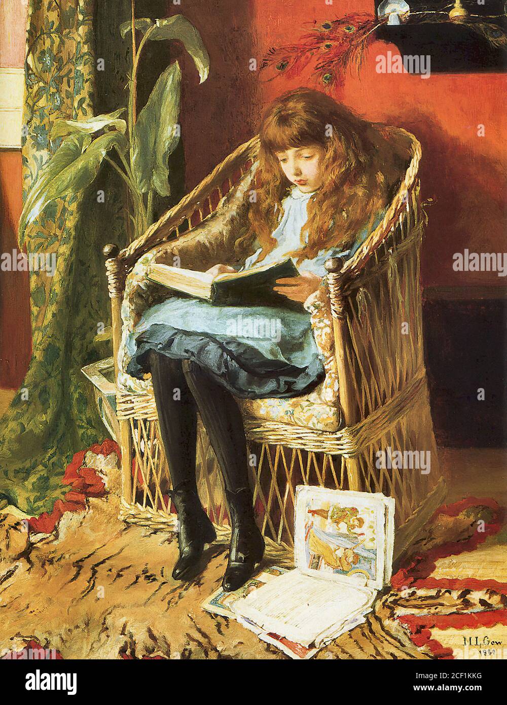 Gow Mary Louisa - Fairy Tales - British School - 19th Century Stock ...