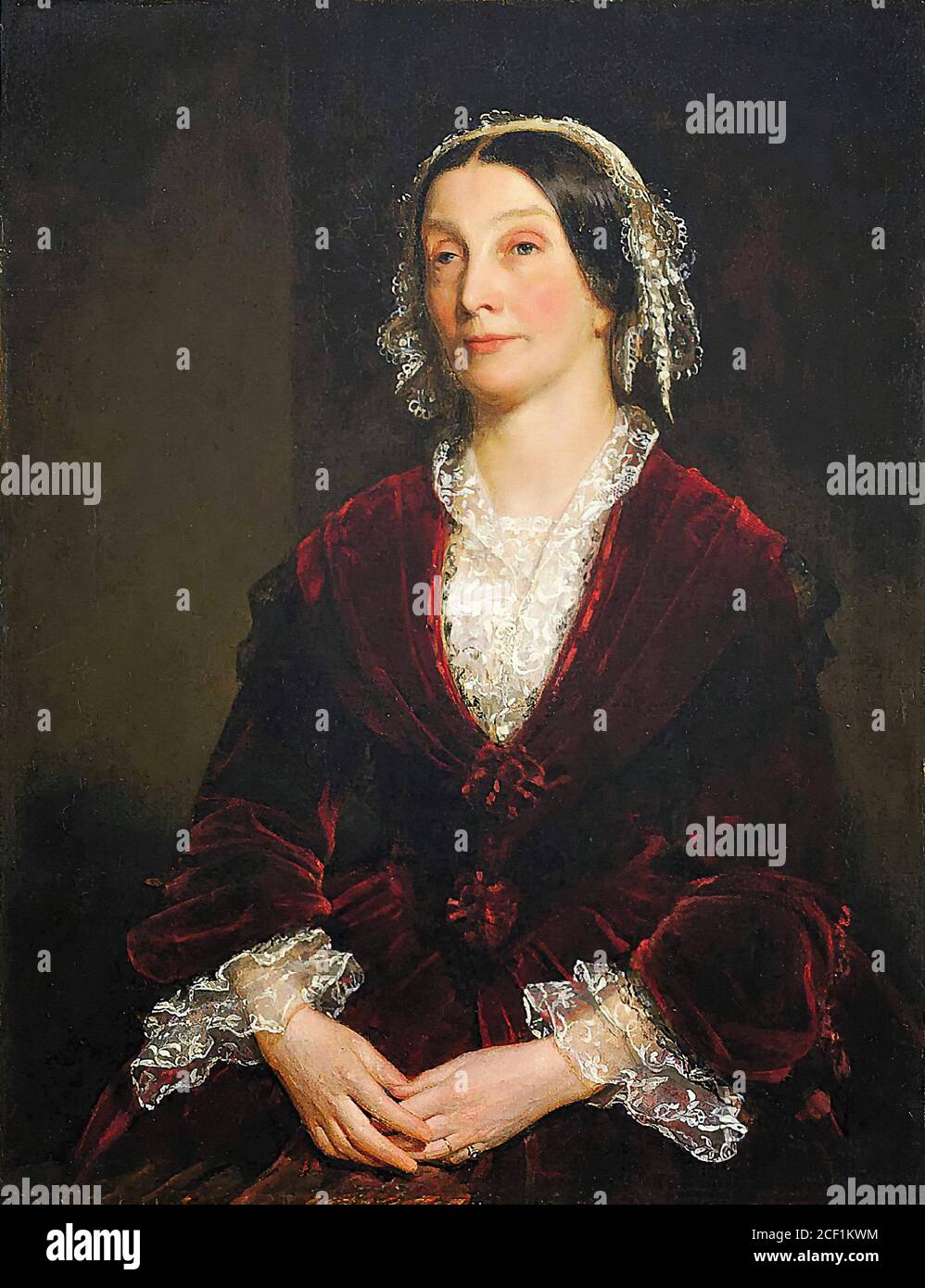 Graham-Gilbert John - Portrait of Mrs Adam Black - British School ...