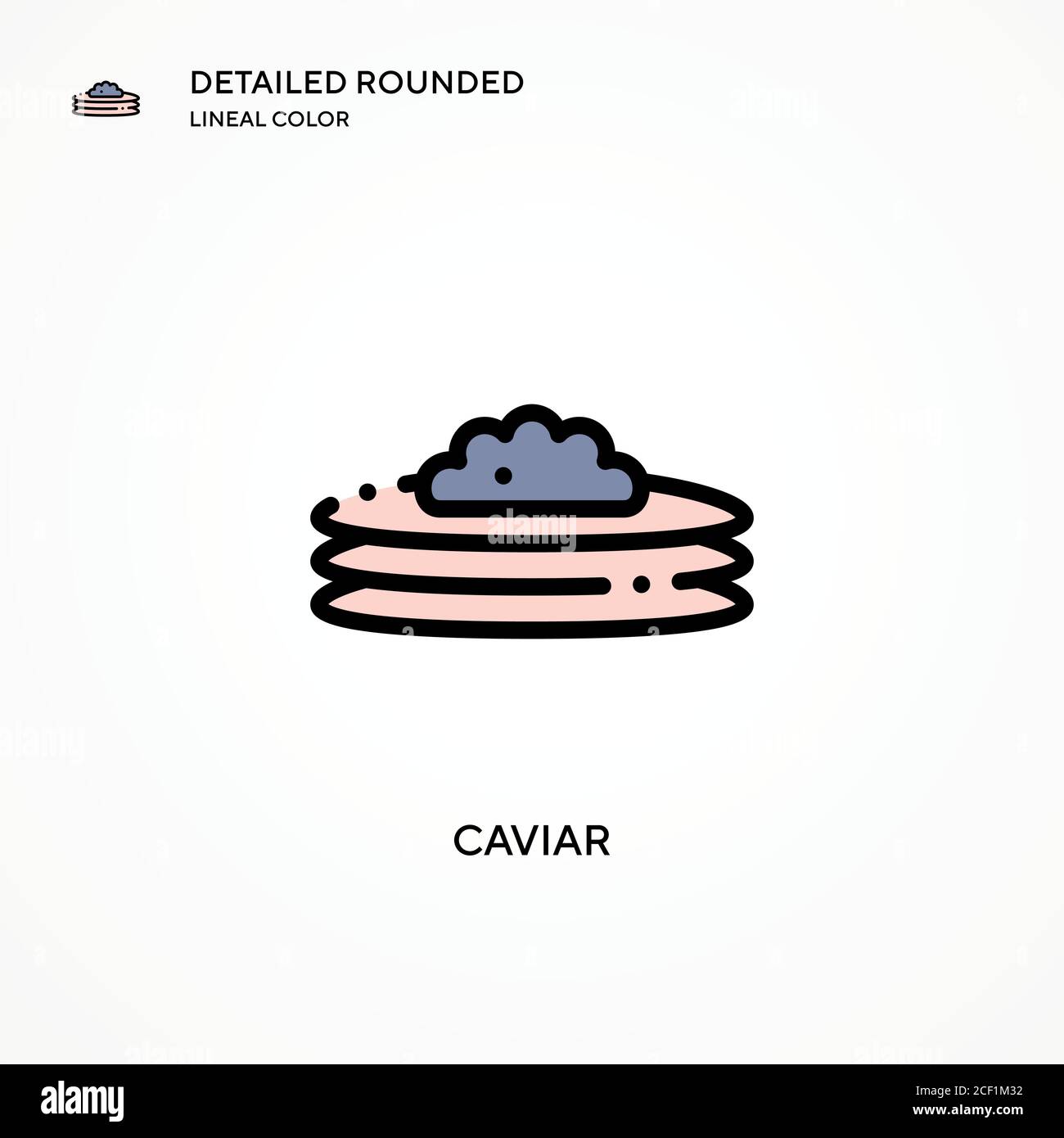 Caviar vector icon. Modern vector illustration concepts. Easy to edit ...