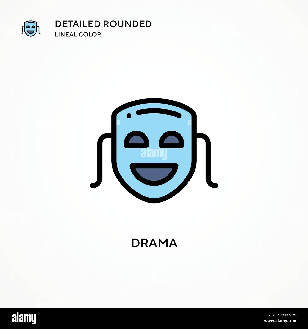 Drama vector icon. Modern vector illustration concepts. Easy to edit ...