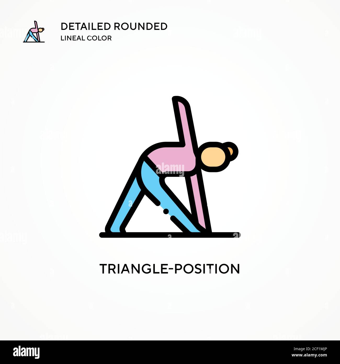 Triangle-position vector icon. Modern vector illustration concepts ...